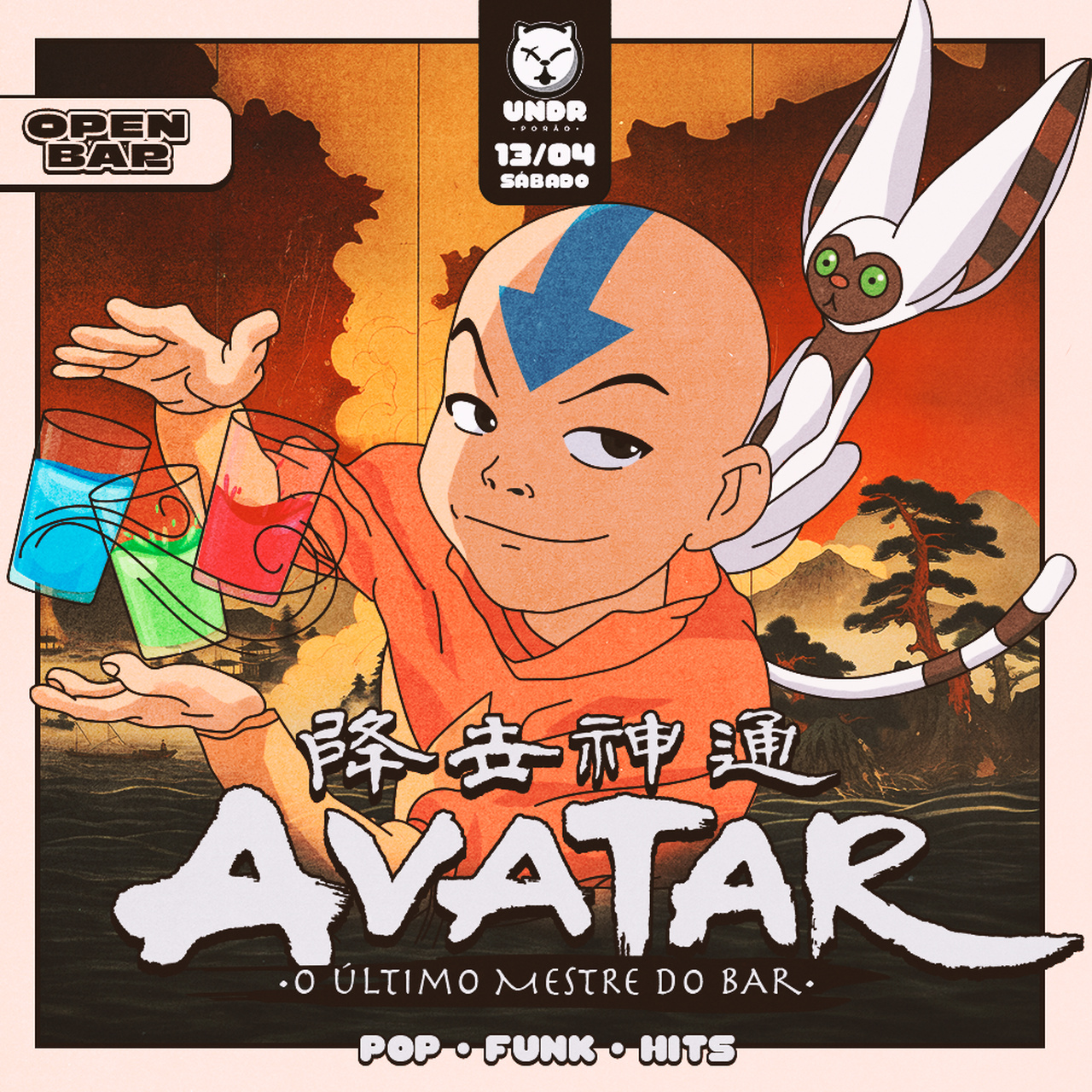 Avatar – O Último Mestre do Bar | OPEN BAR – UNDR